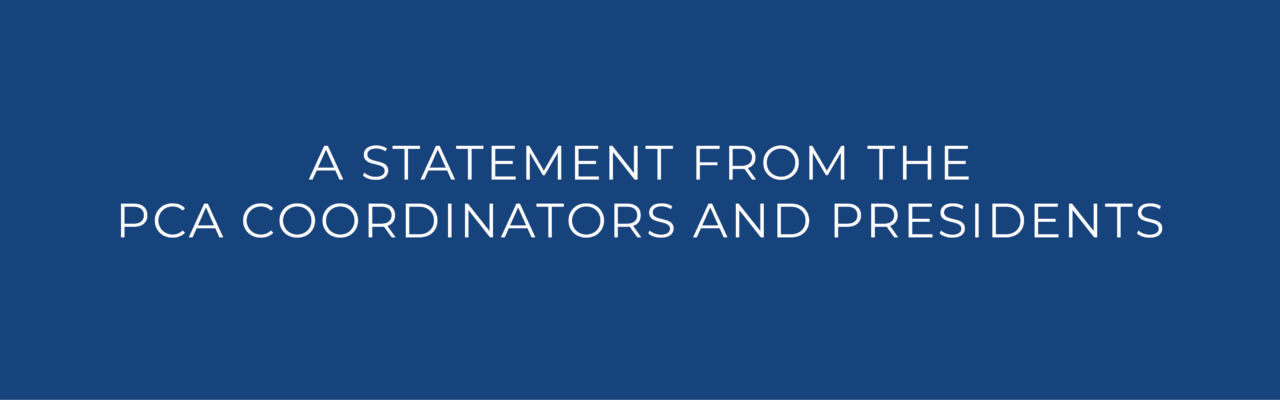 A Statement from the PCA Coordinators and Presidents - PCA ...