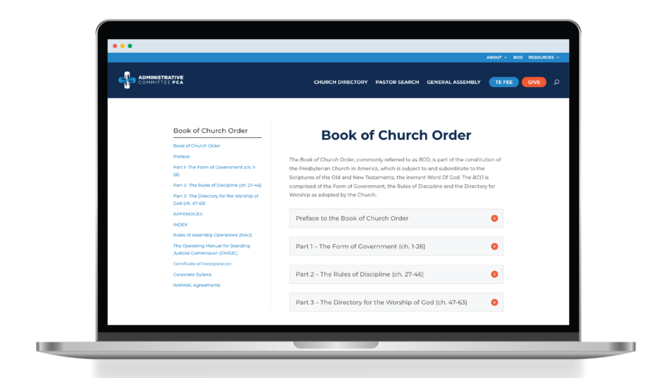 Administrative Committee Launches New Digital Tools - PCA ...